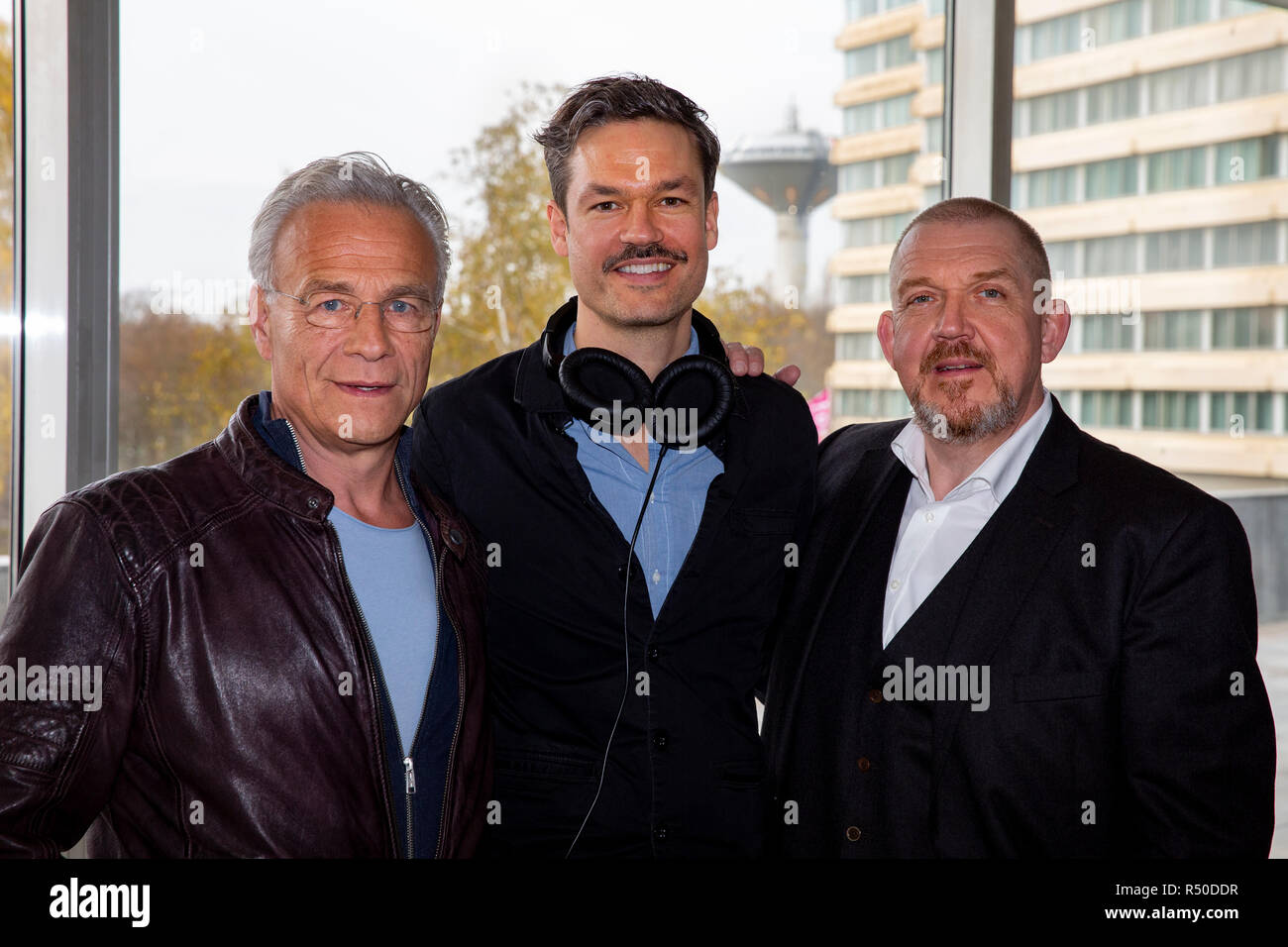 Klaus J. Behrendt, Felix Herzogenrath, Dietmar Bär beim Drehstart für ...