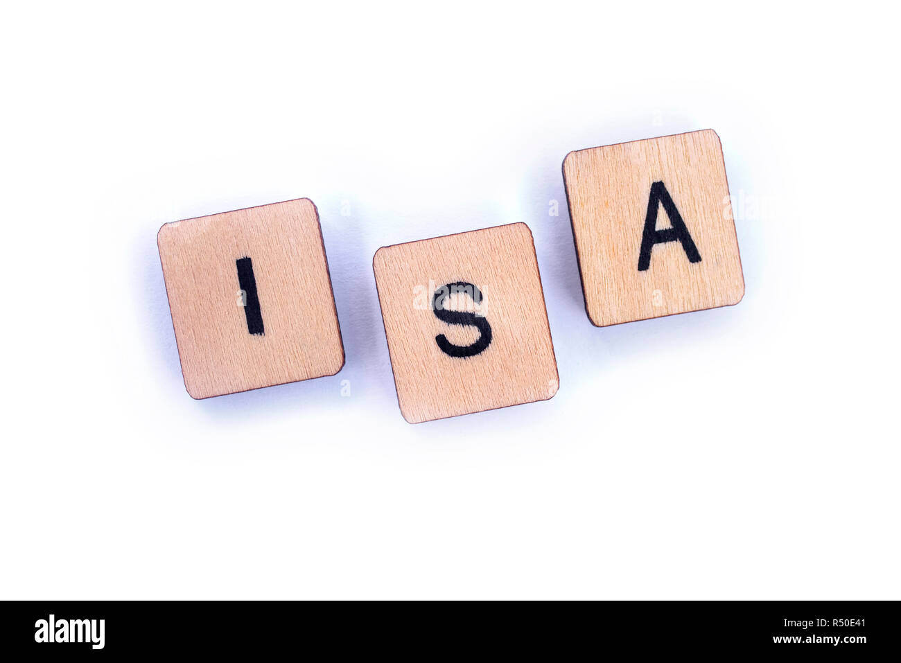 Isa letters hi-res stock photography and images - Alamy
