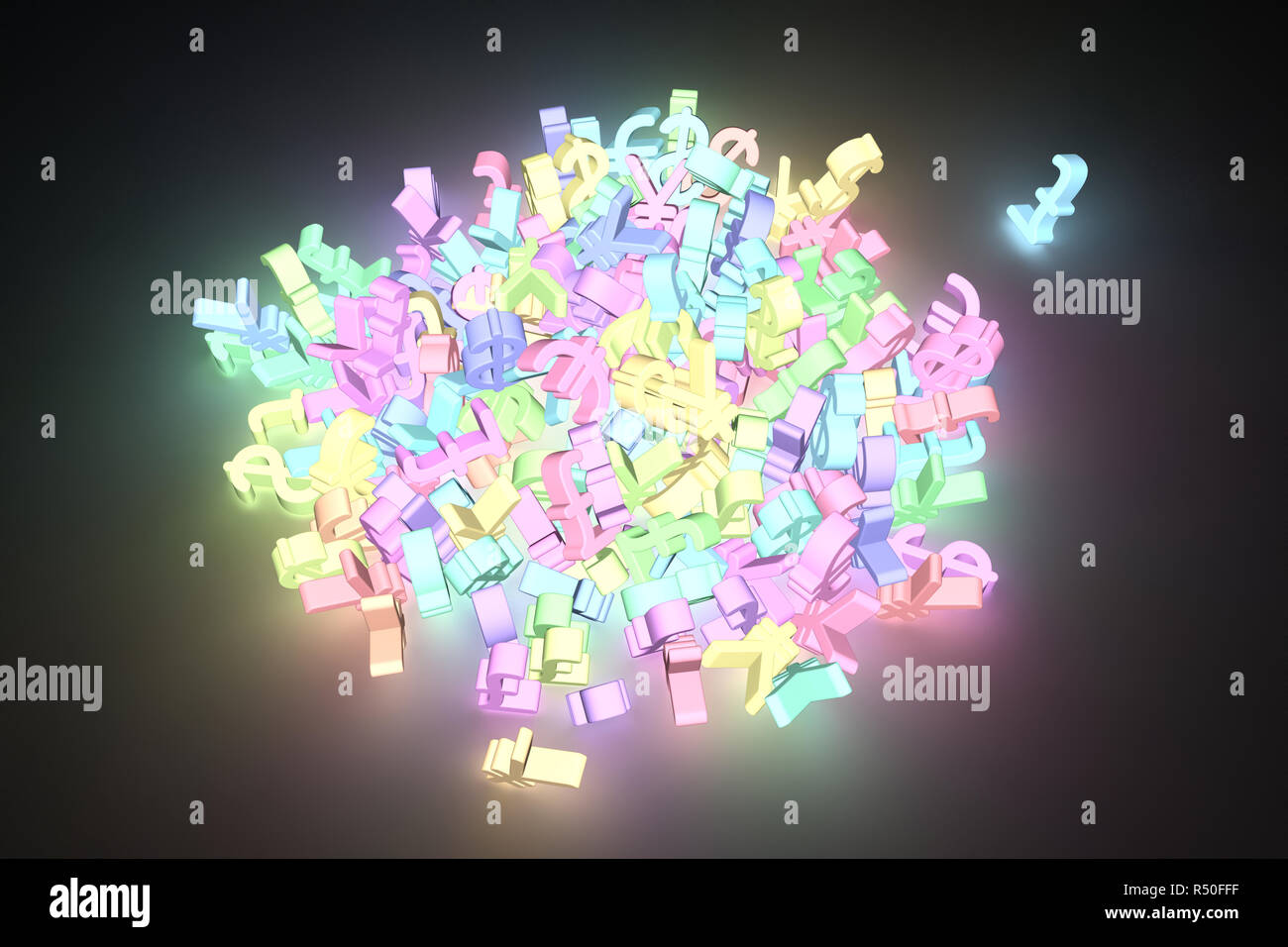 Cgi typography money profit hi-res stock photography and images - Alamy