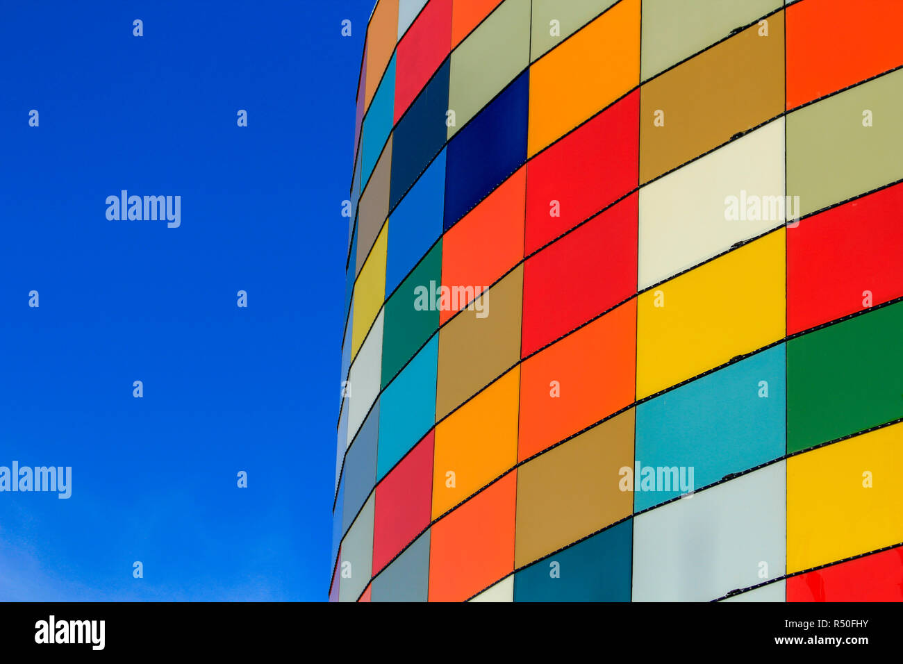 Colored aluminum panels hi-res stock photography and images - Alamy