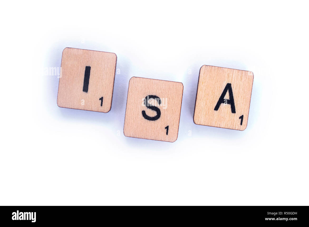 Isa letters Cut Out Stock Images & Pictures - Alamy