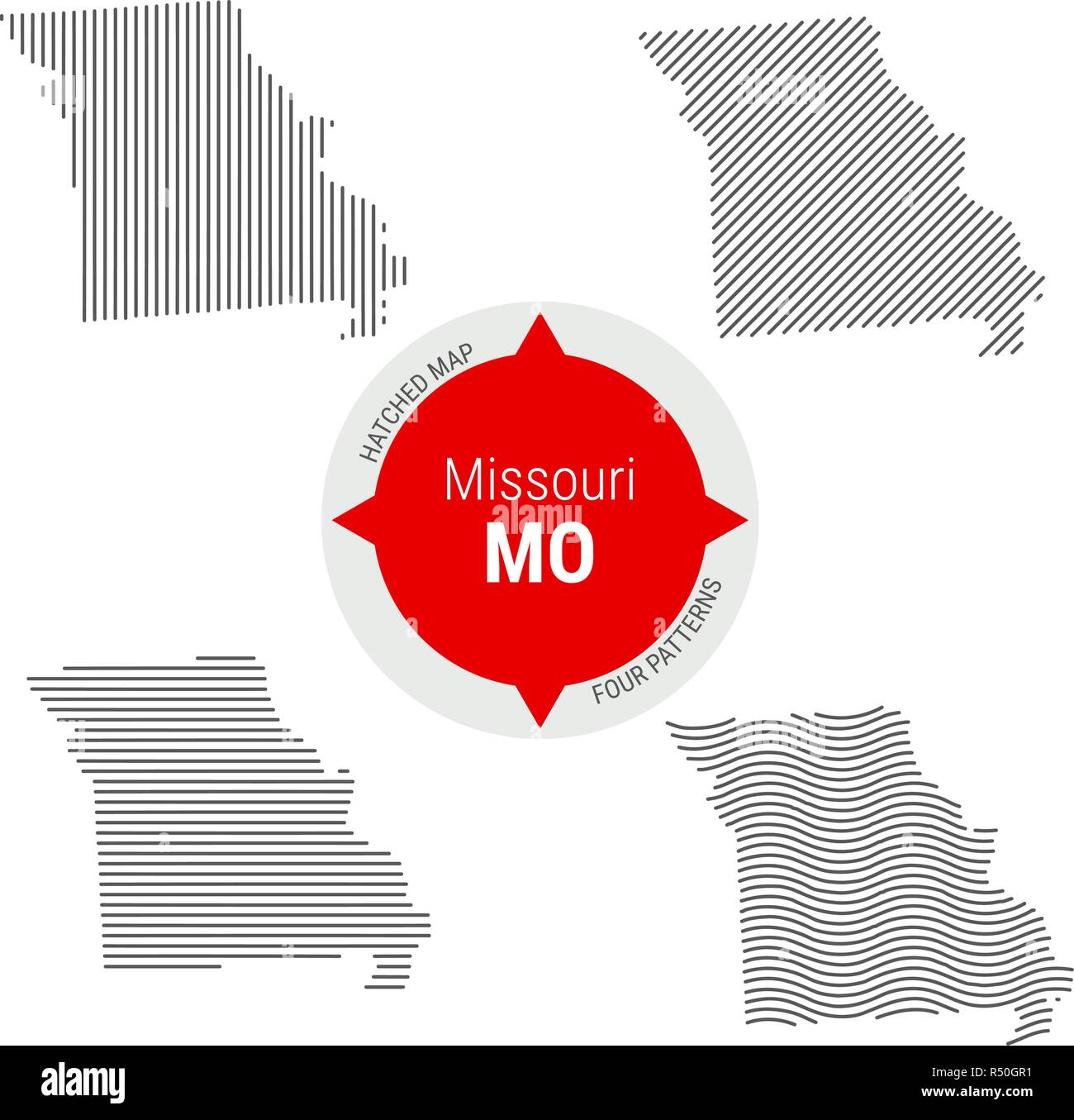 Map of missouri Stock Vector Images - Alamy