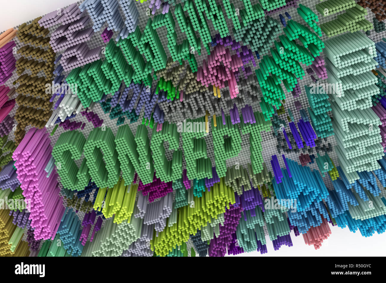 Shape composition, block, geometric structure. Decorative ...