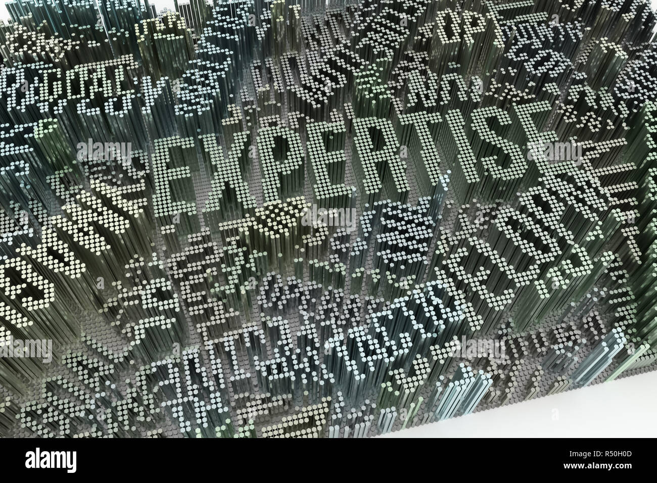 Colorful 3D rendering. Shape composition, block, geometric structure ...