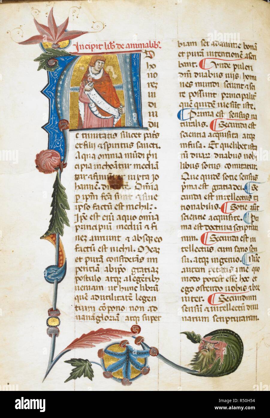 Aristotle manuscript hi-res stock photography and images - Alamy