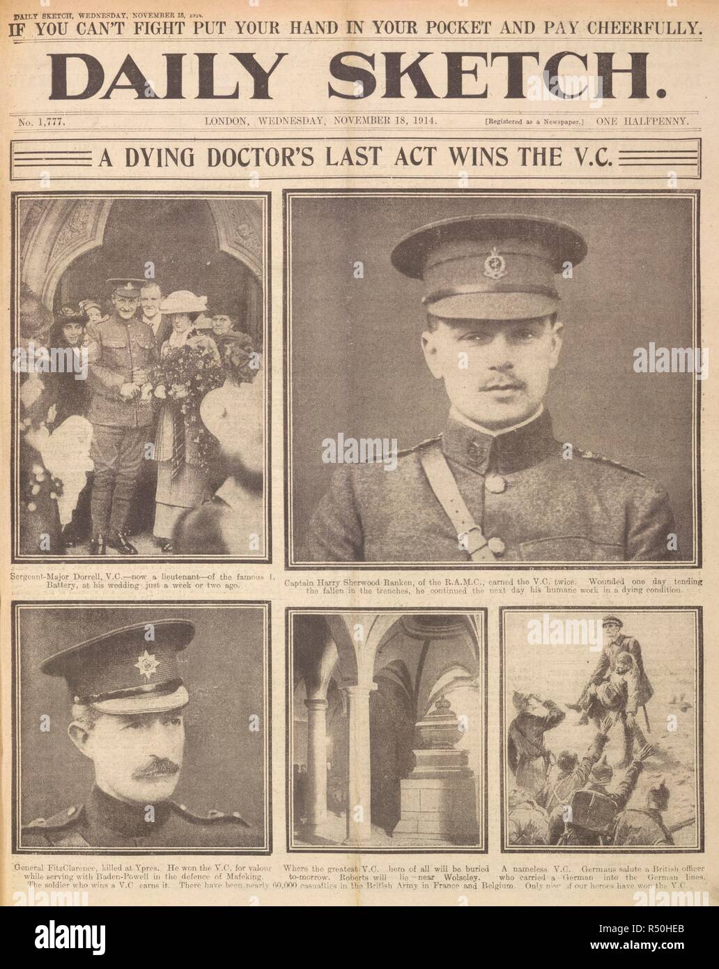 British sergeant major ww1 hi-res stock photography and images - Alamy