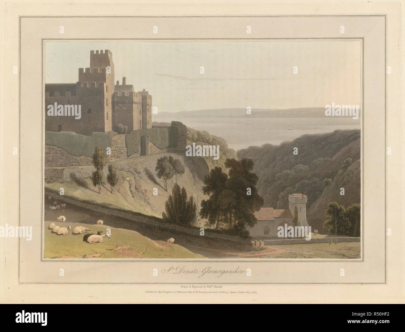 St donats castle hi-res stock photography and images - Alamy