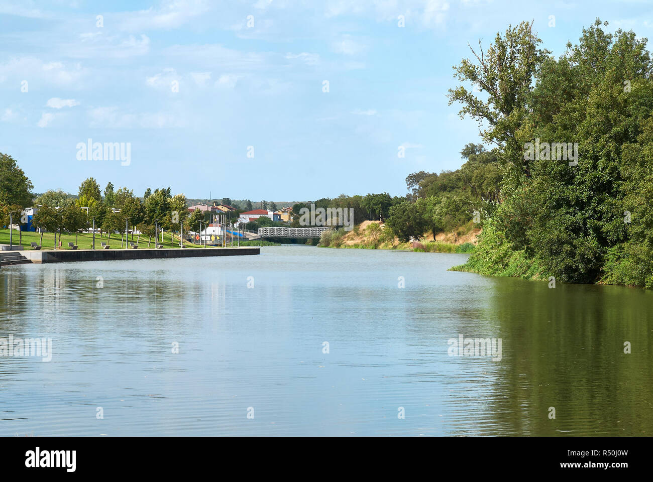 River in Ponte de sor Stock Photo - Alamy
