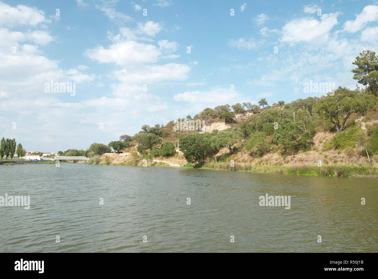 River in Ponte de sor Stock Photo - Alamy