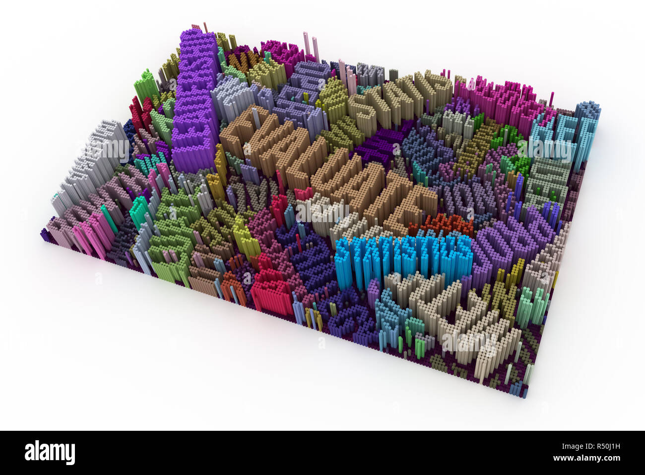 Shape composition, geometric structure block, for design texture or ...