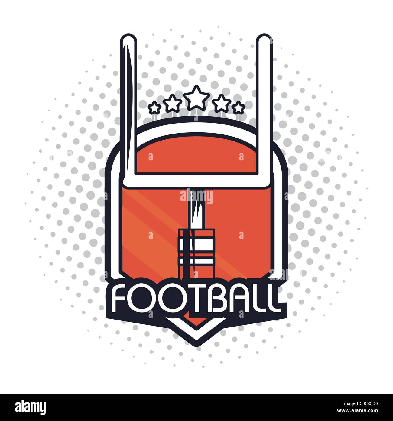 Goalpost vector hi-res stock photography and images - Alamy