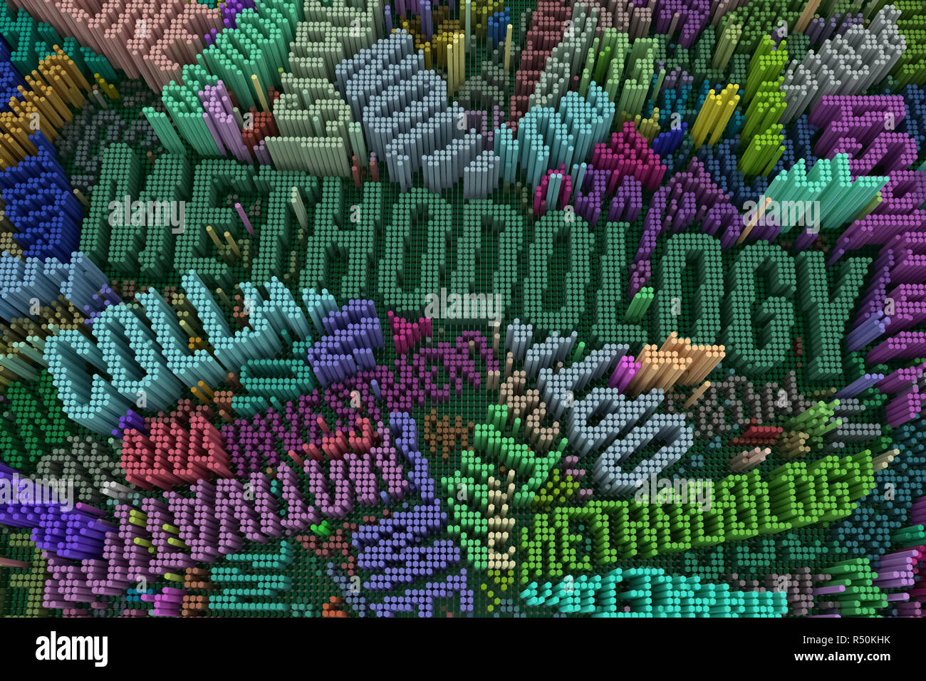 Keyword of Methodology. Background abstract, geometric structure block ...