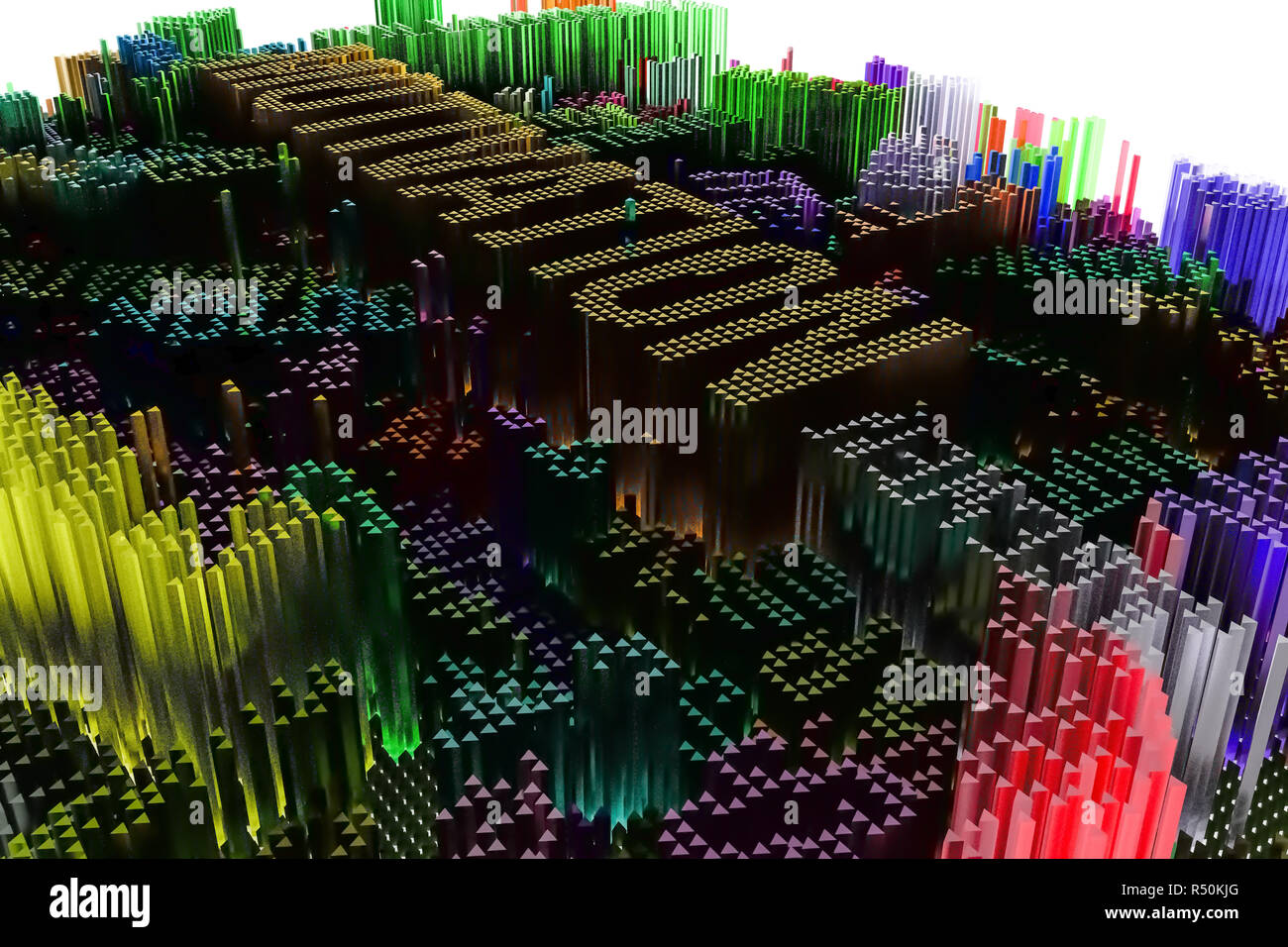 Geometric structure block, illustrations of shape composition, for ...