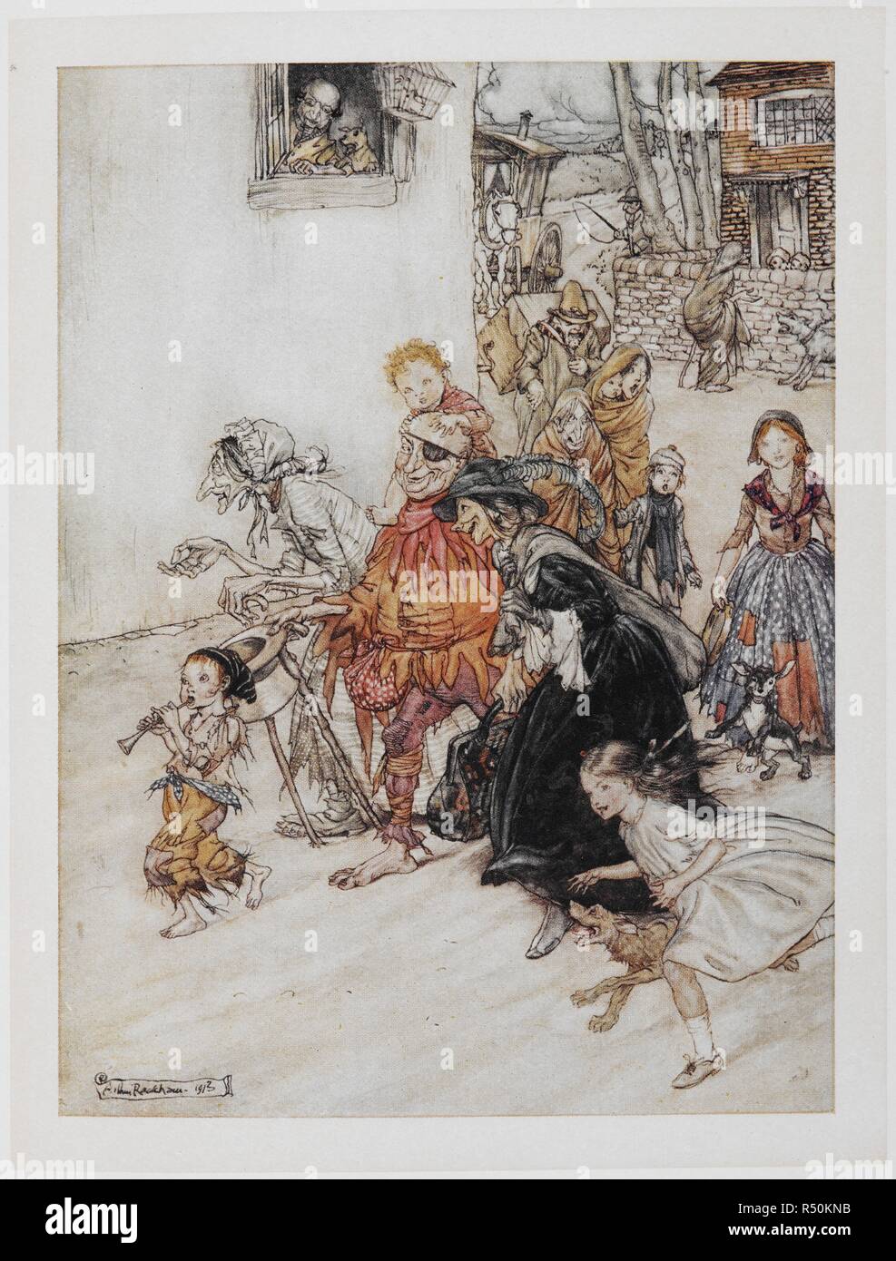 'Hark! Hark! The dogs do bark'. A collection of characters including a ...