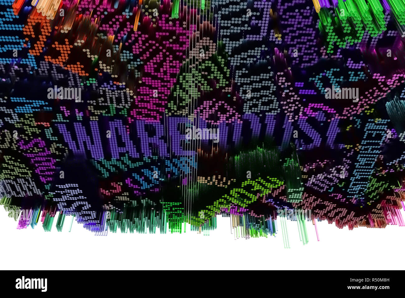 Keyword of Warehouse. Shape composition, geometric structure block, for ...