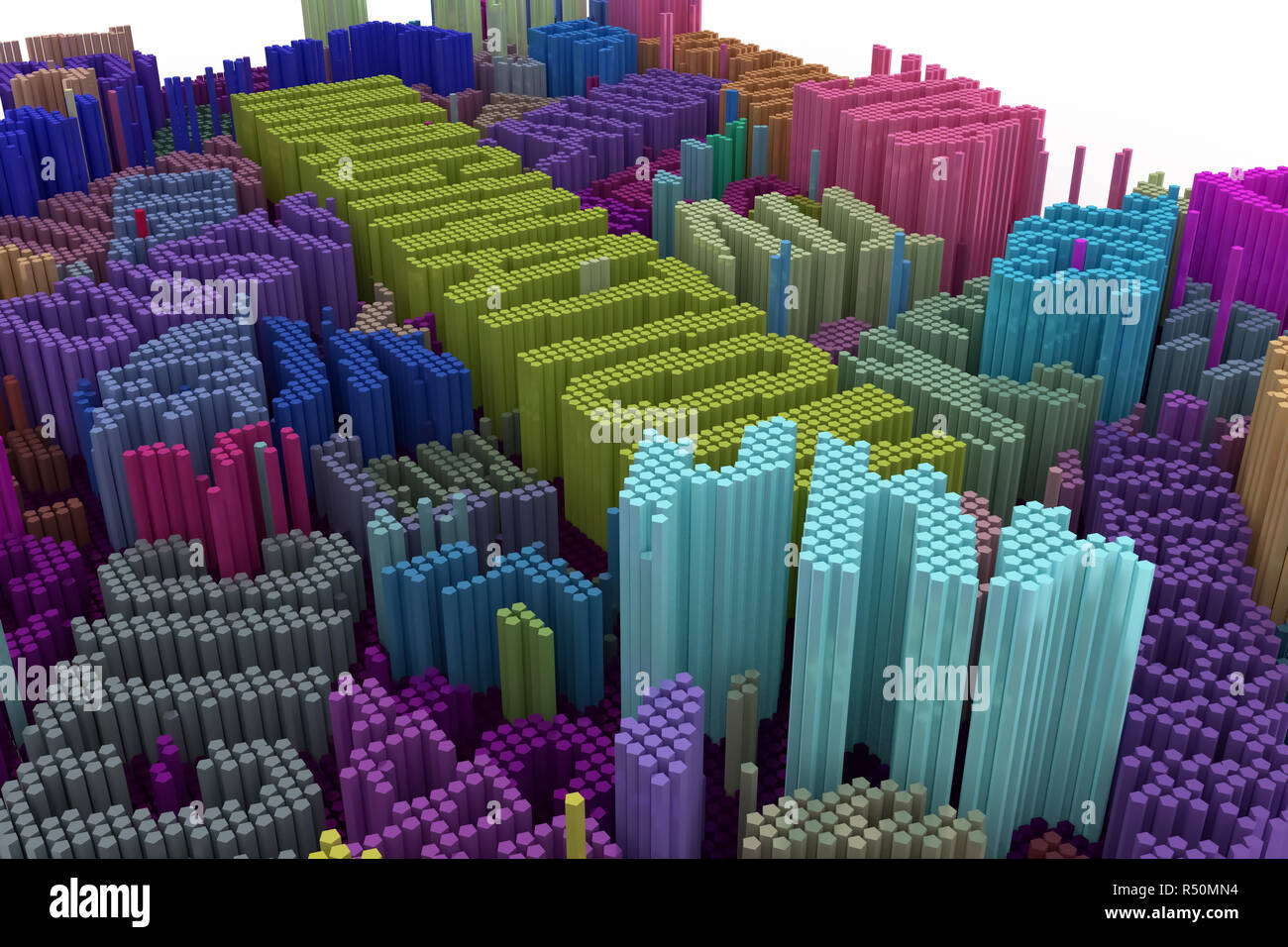 Keyword of Imagination. Block, geometric structure, shape composition ...