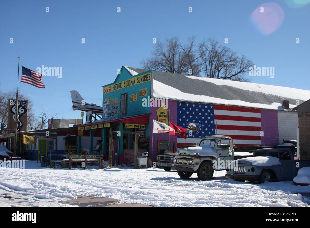Historic seligman sundries hi-res stock photography and images - Alamy