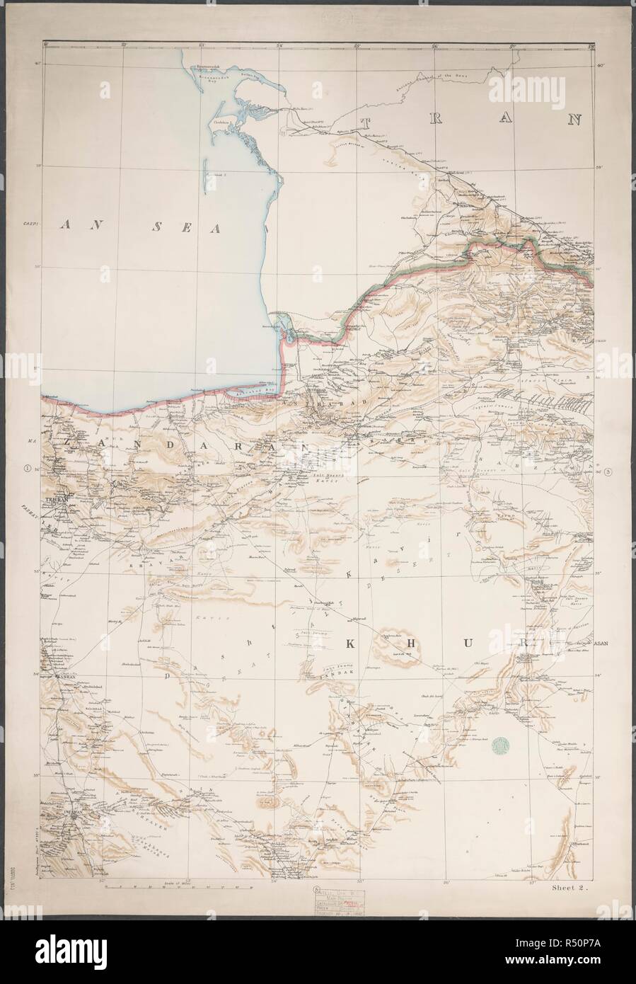 Persia. Map of Persia ... Compiled in the Intelligence Div. [London ...