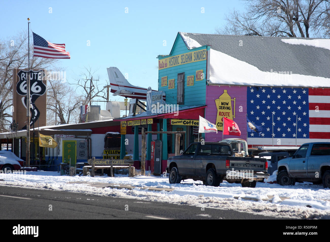Historic seligman sundries hi-res stock photography and images - Alamy