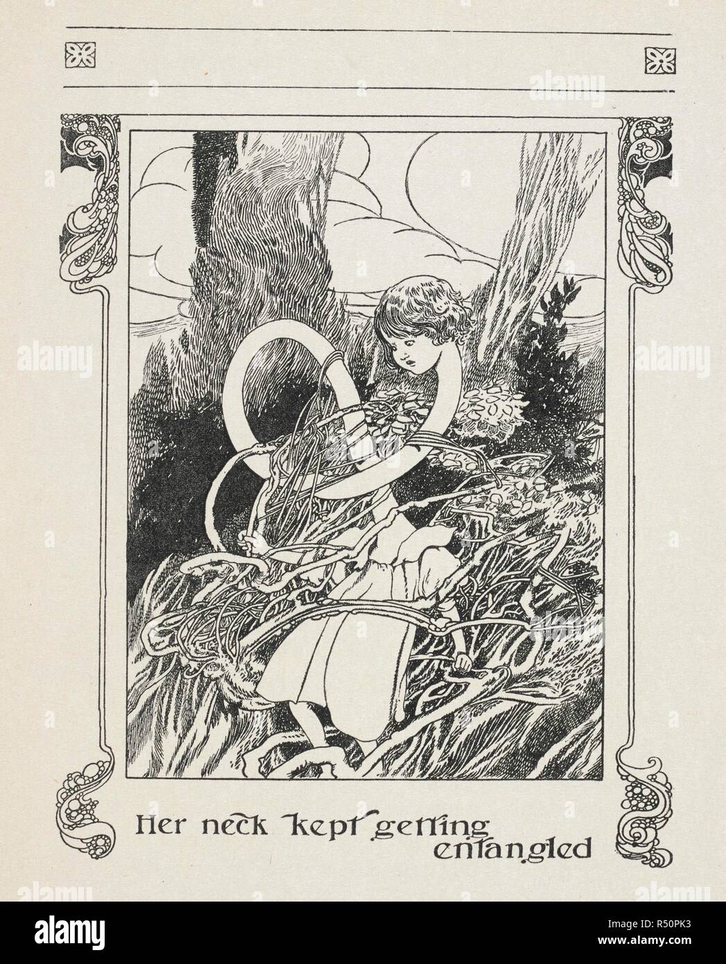 Her neck kept getting entangled. Alice with a long neck. Alice's ...