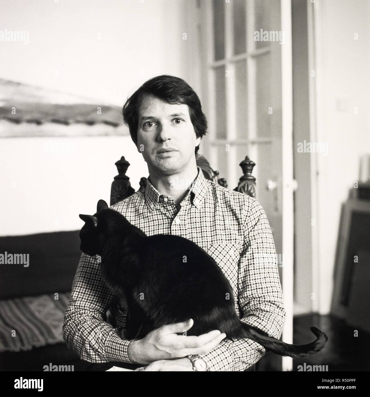 David Plante 1980. Monochrome. Source: FG4585-9 Stock Photo - Alamy