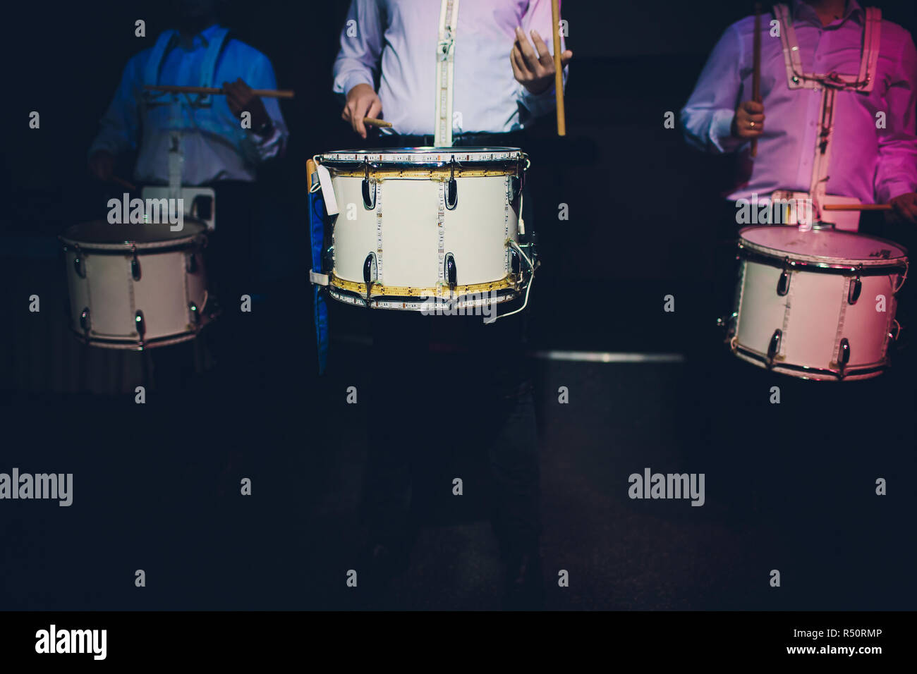 Silver drummer girl hi-res stock photography and images - Alamy