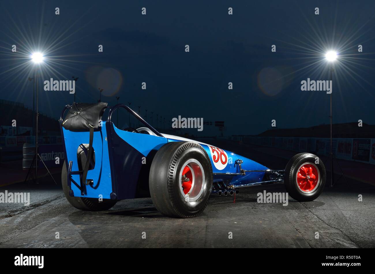 Allard Dragster taken at Santa Pod raceway Stock Photo - Alamy