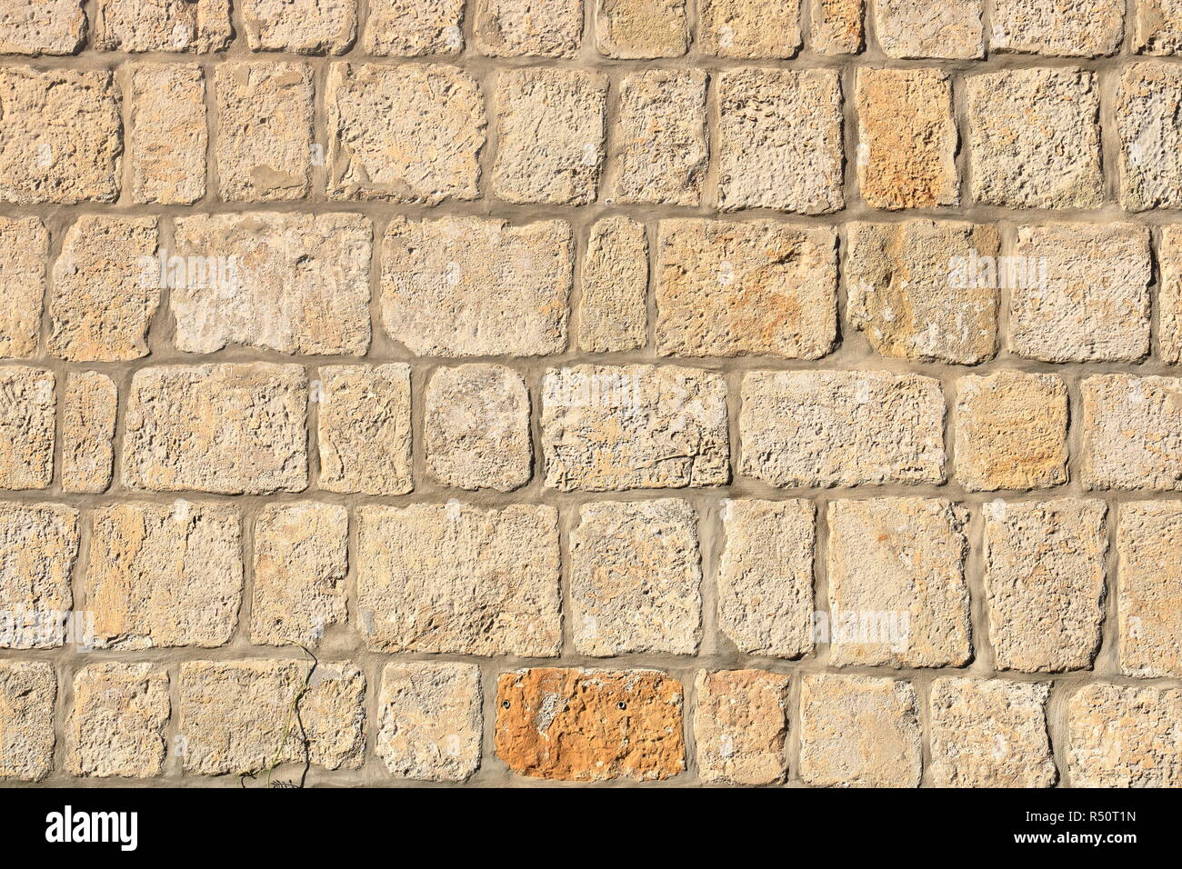 A Vintage grunge stone blocks wall texture Stock Photo - Alamy