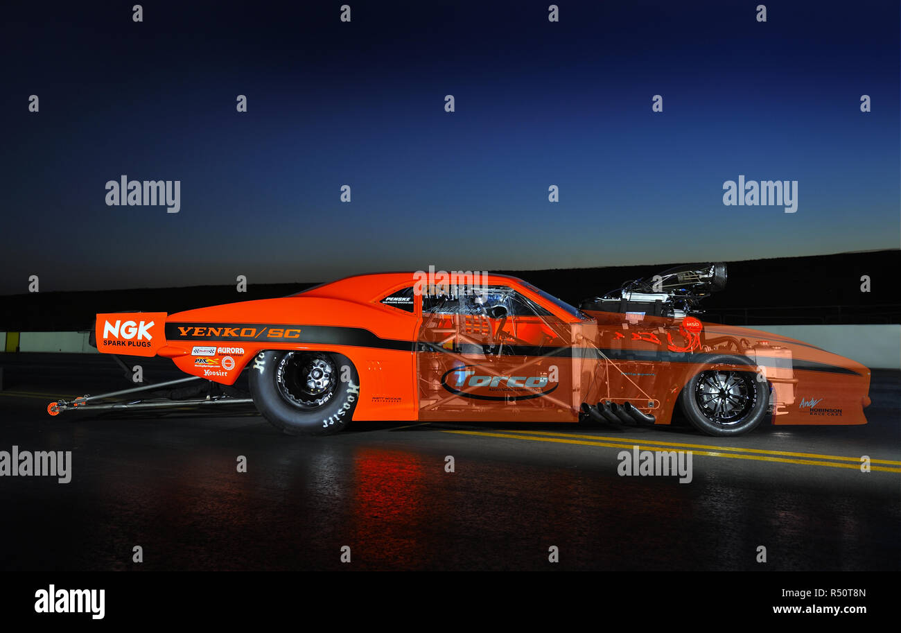 Andy Robinsons Camaro SS Dragster Pro Mod Stock Photo - Alamy