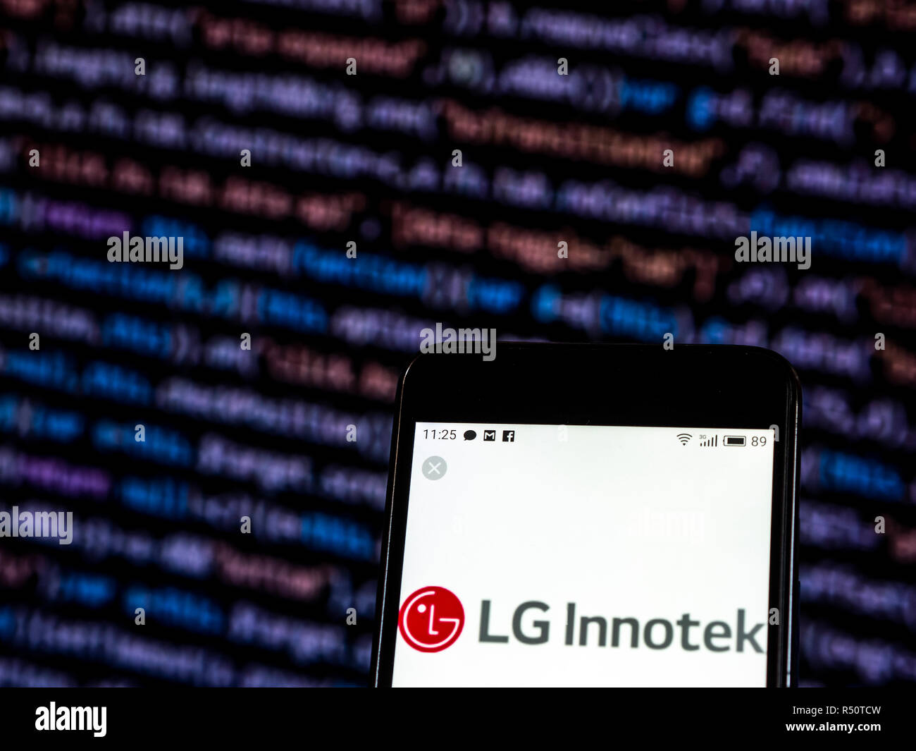 LG Innotek Company logo seen displayed on smart phone Stock Photo - Alamy