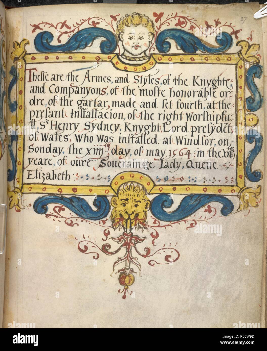 Knights of the garter hi-res stock photography and images - Alamy