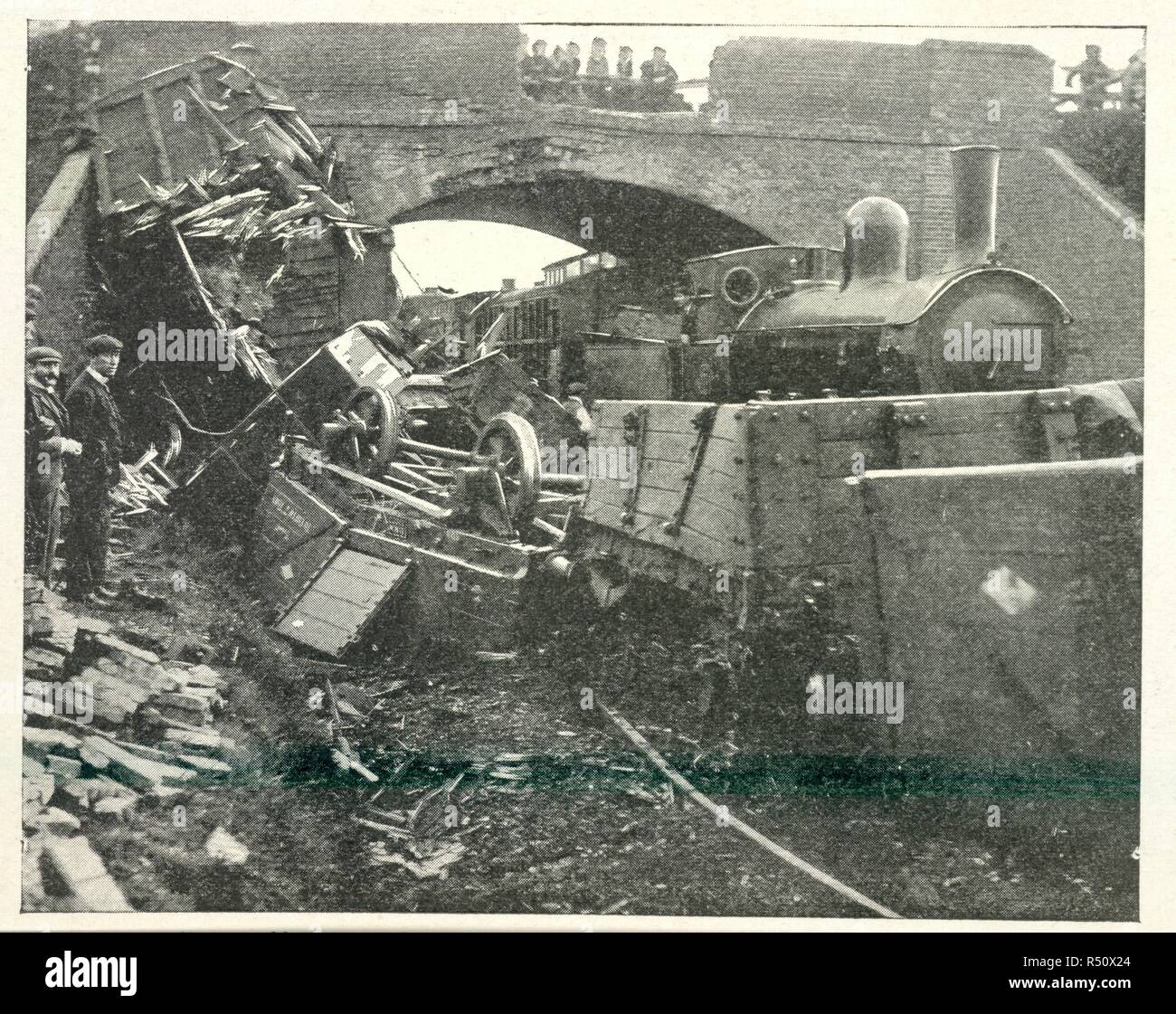 Cargo train 19th century hi-res stock photography and images - Alamy