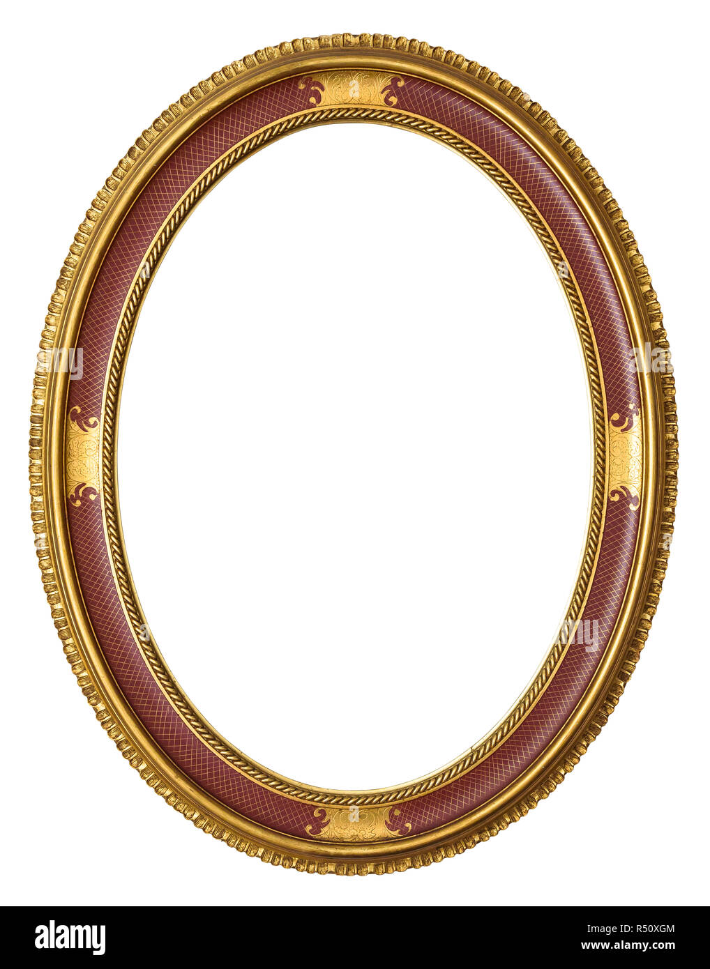 Oval Gold Frame Clip Art