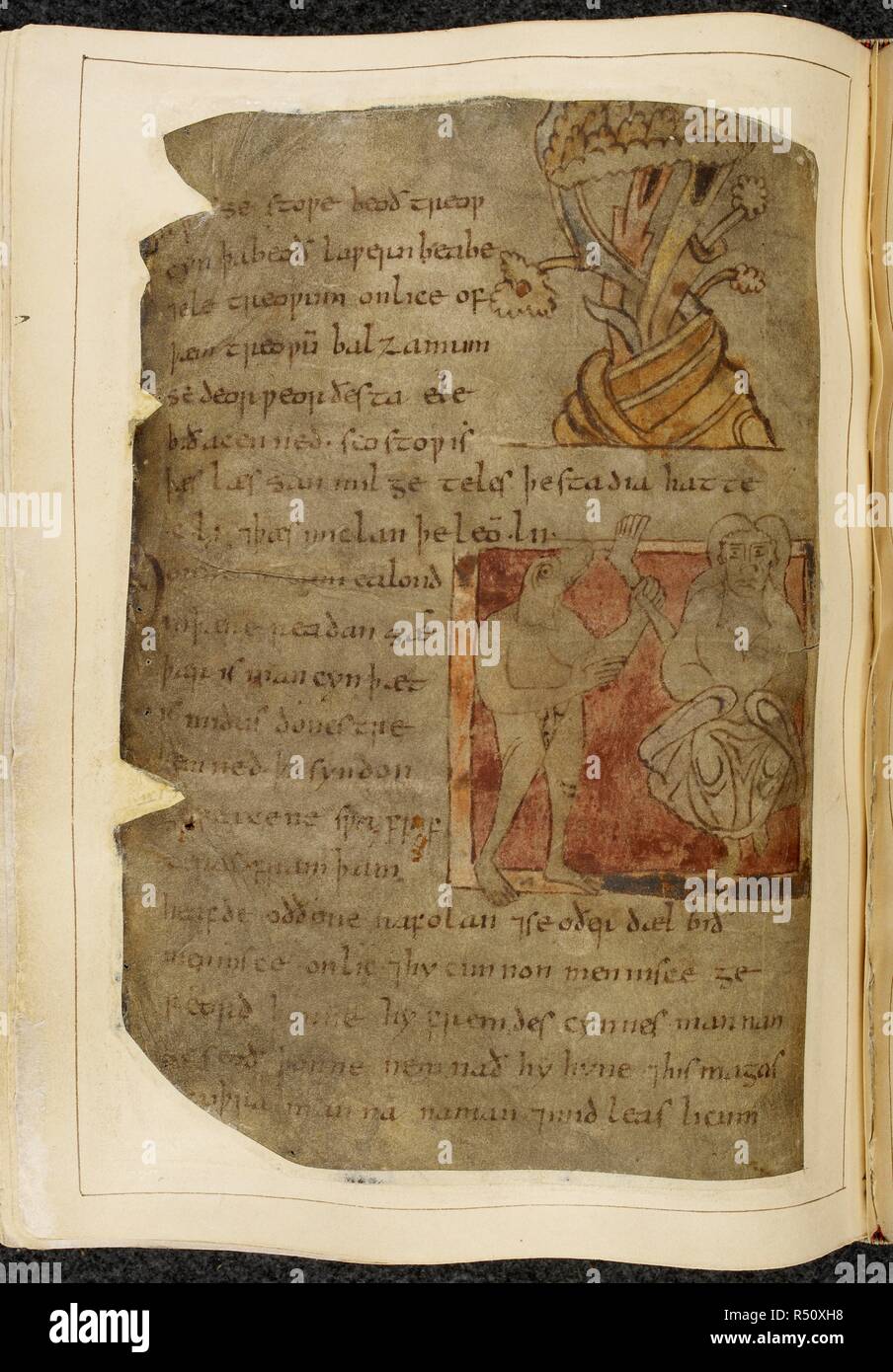 Beowulf manuscript hi-res stock photography and images - Alamy