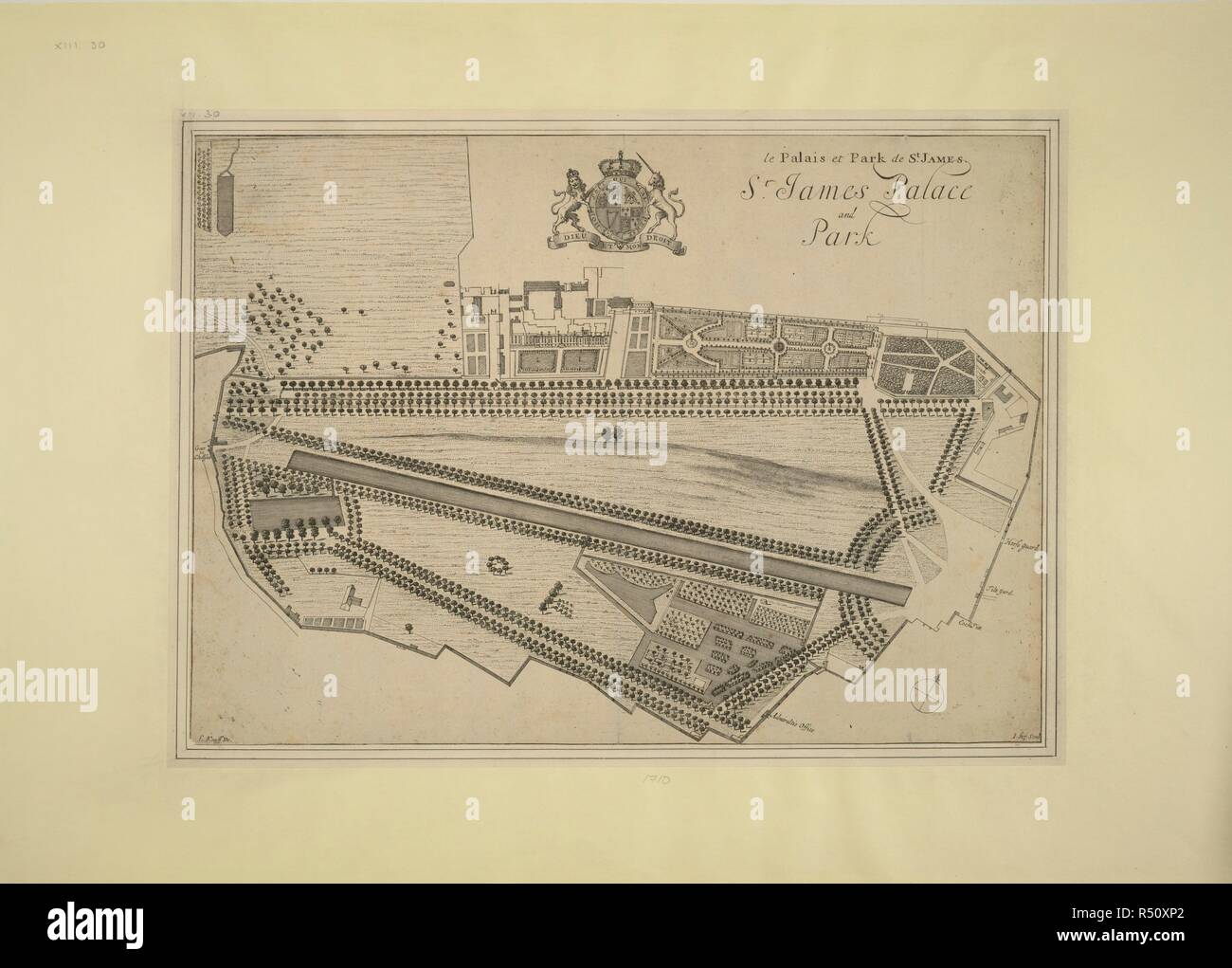 St. James Palace and Park. Plan of St. James Palace and Park. . Source ...