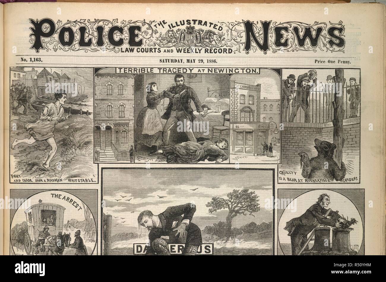 Illustrated police news hi-res stock photography and images - Alamy