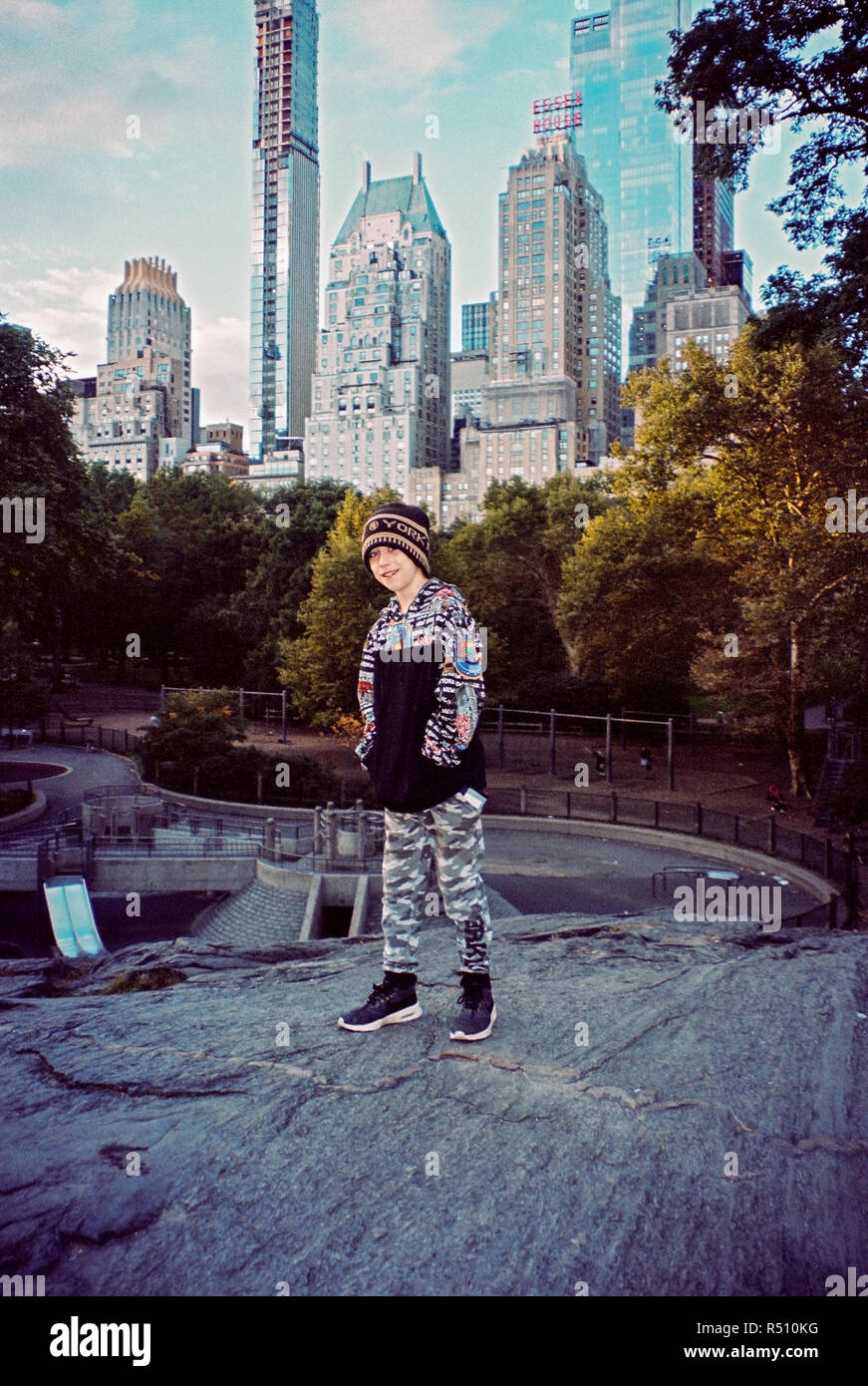 Woolman Trump Ice rink , Central Park, New York City, United States of ...