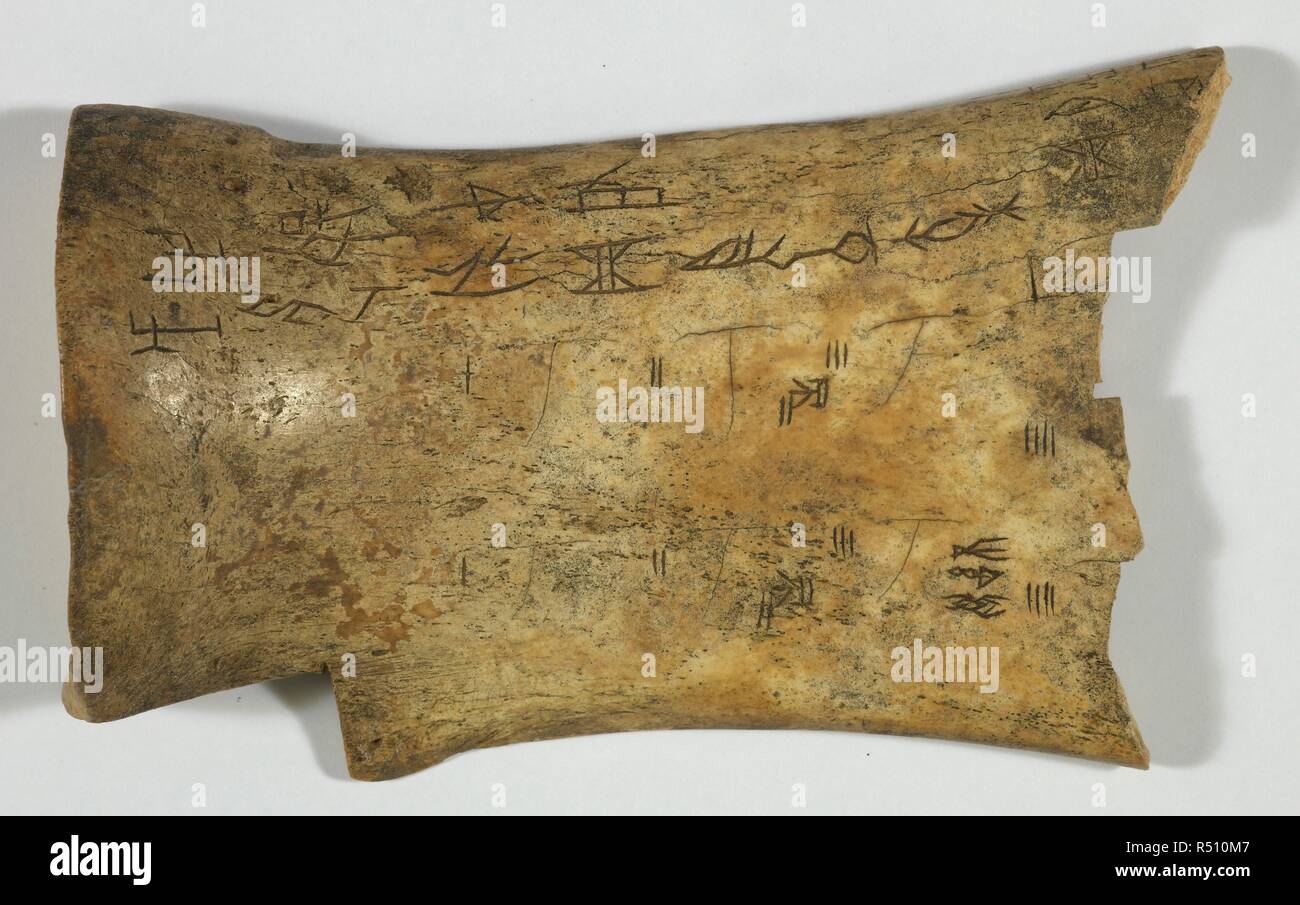 China shang dynasty oracle bone hi-res stock photography and images - Alamy