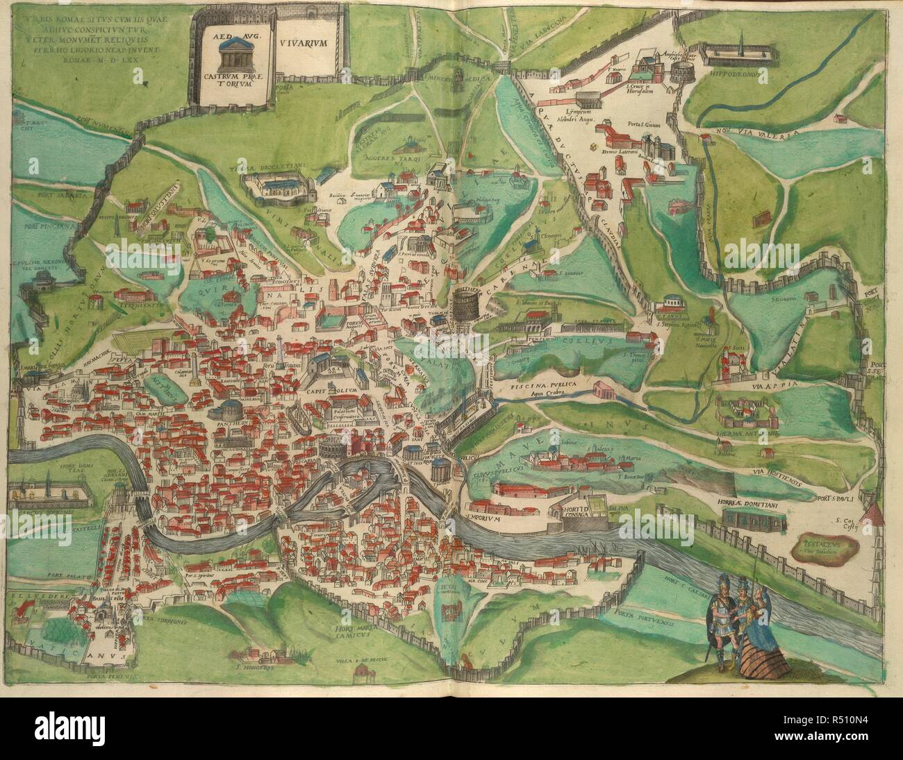 Carte de rome xvi hi-res stock photography and images - Alamy