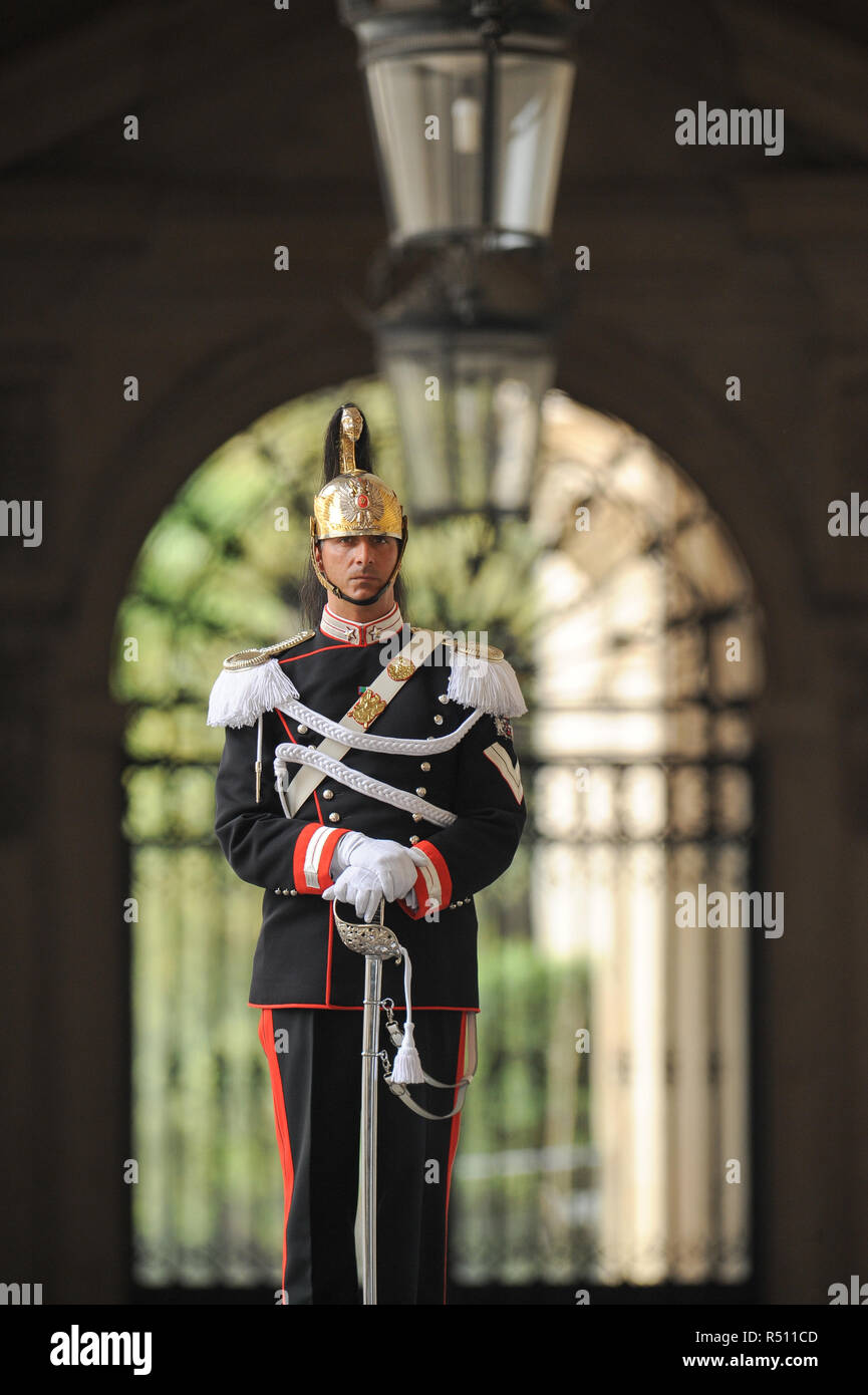 Italy corazzieri soldier hi-res stock photography and images - Alamy