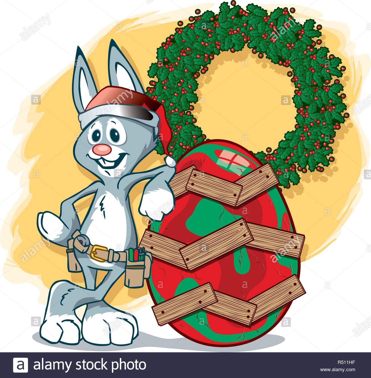 Santa Claus Easter Bunny Stock Photos & Santa Claus Easter Bunny Stock ...