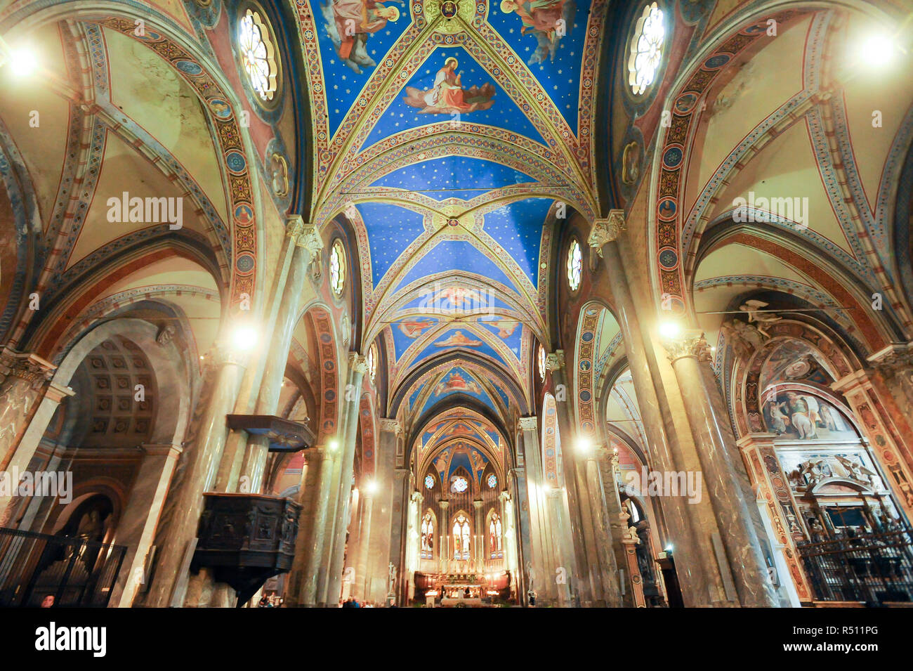 Gothic Basilica di Santa Maria sopra Minerva (Basilica of Saint Mary ...