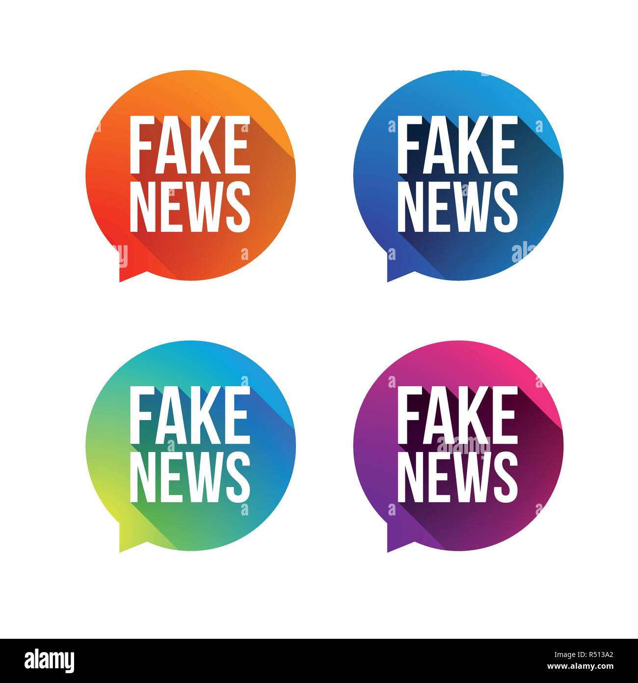 Fake news propaganda concept Stock Vector Images - Alamy