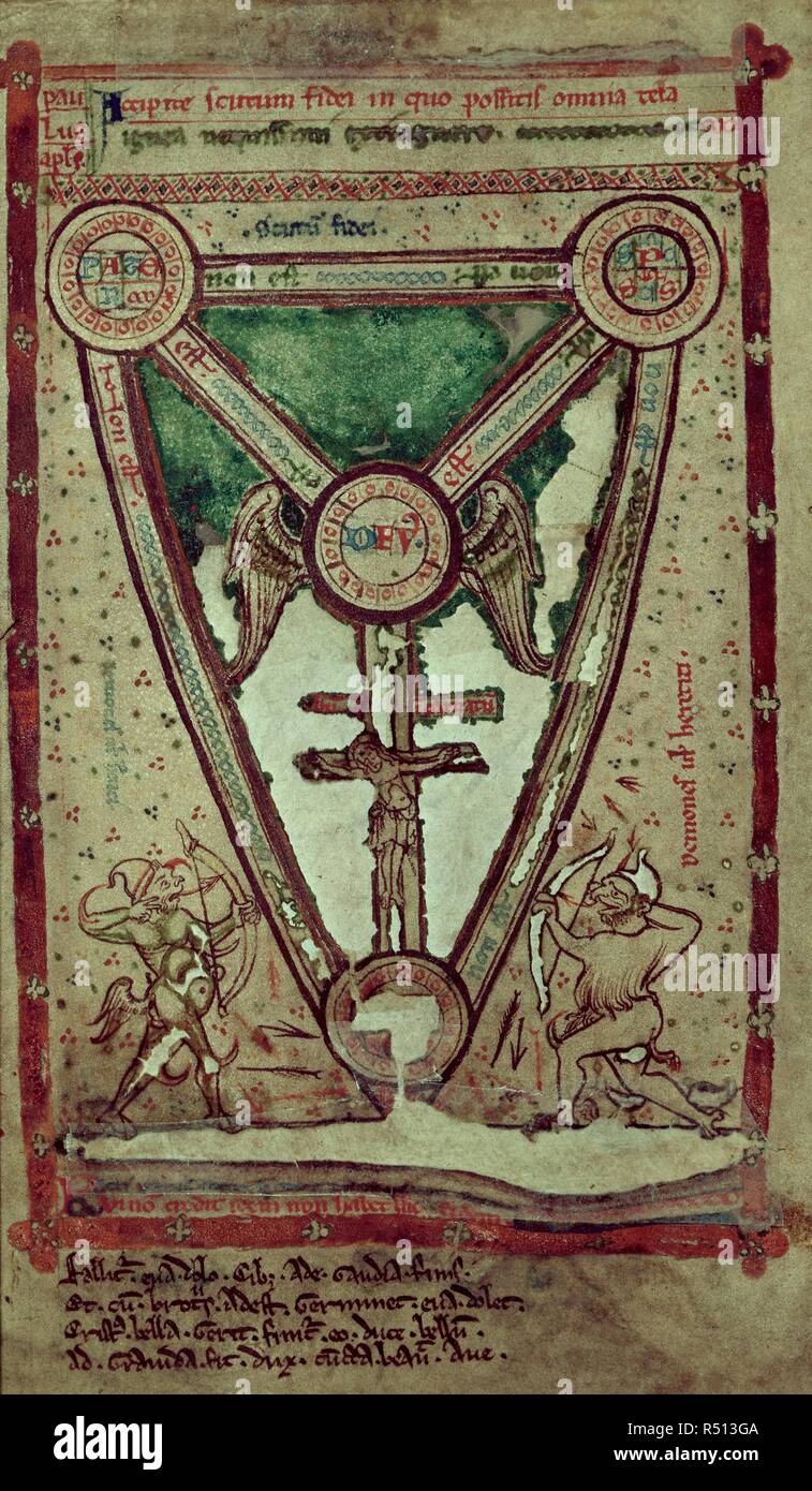 Diagram symbolizing the Trinity. Miscellaneous Writings. England [St ...