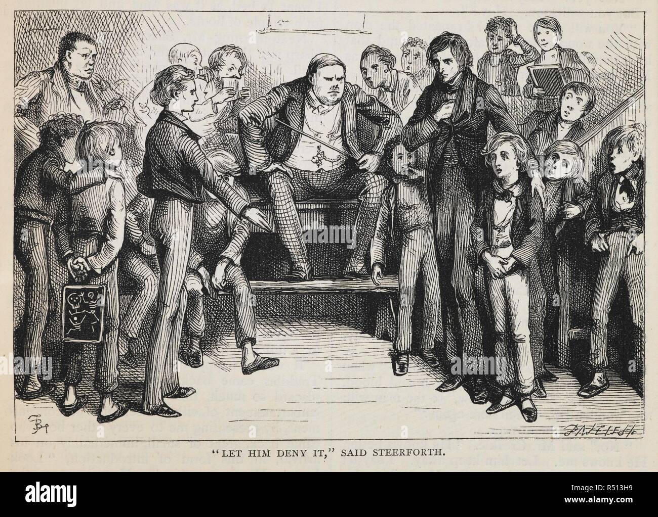 David copperfield charles dickens illustration hi-res stock photography ...