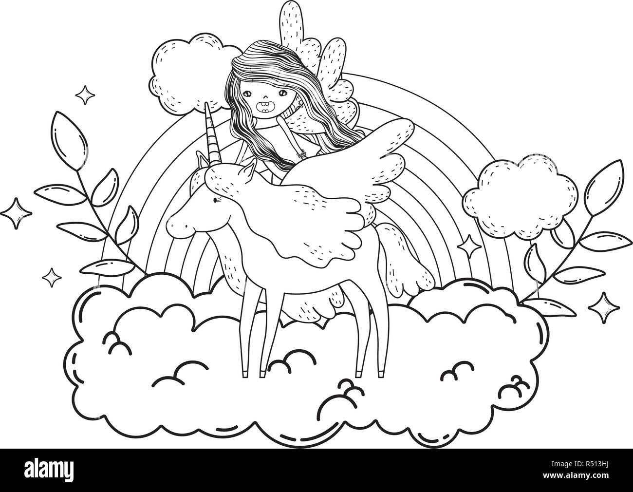 Unicorns And Fairies Drawings