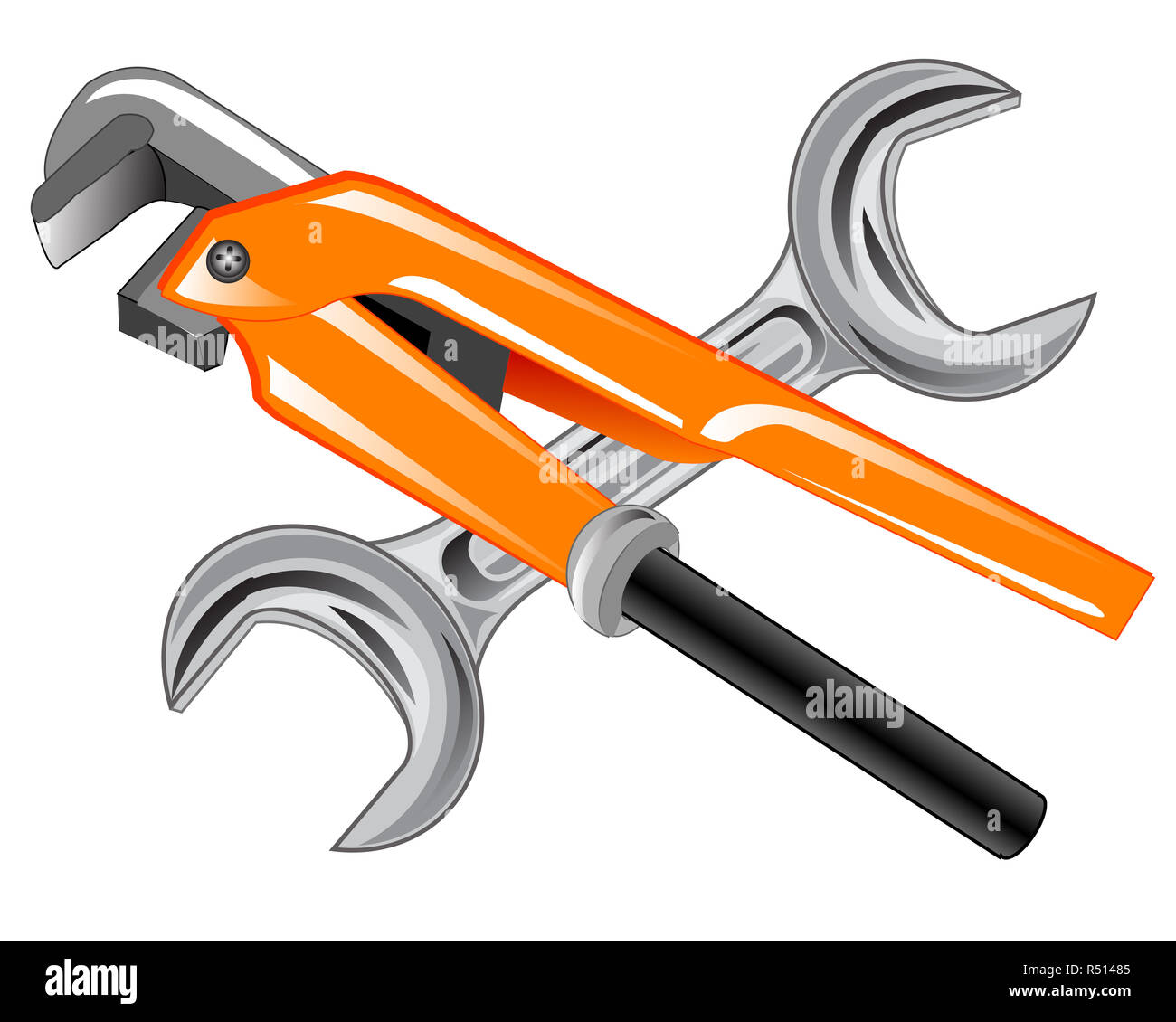 Two keys on white Stock Photo - Alamy