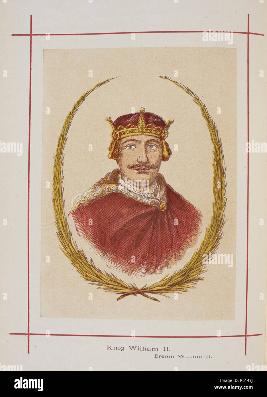 King william ii william rufus portrait hi-res stock photography and ...