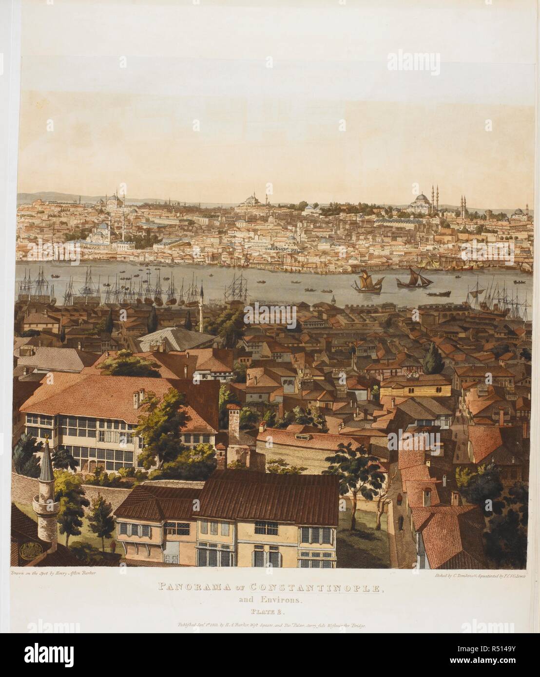 Constantinople maps hi-res stock photography and images - Alamy