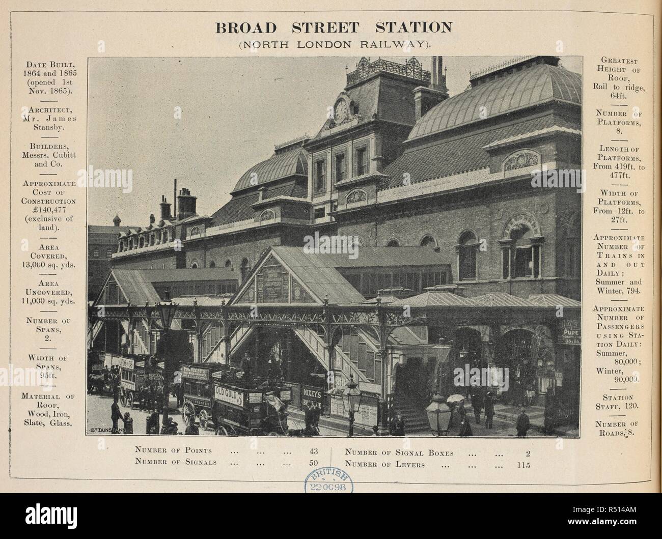 Borad street station (North London railway.). The Railway Herald ...
